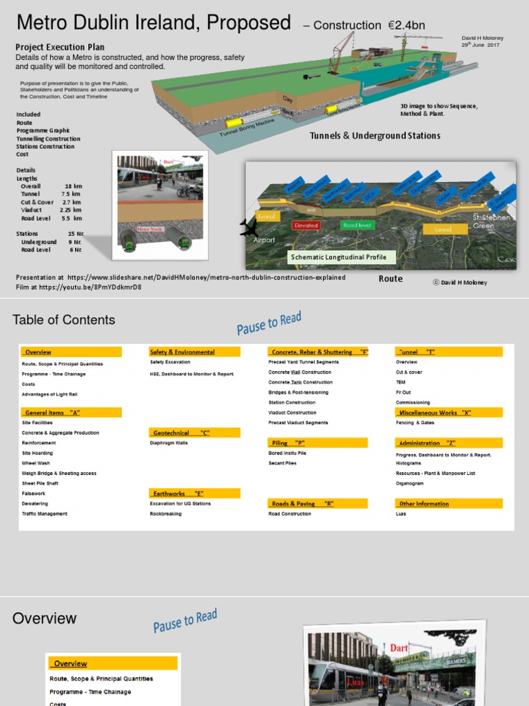 PEP9 Metro Dublin Construction | PDF | Prestressed Concrete | Deep ...