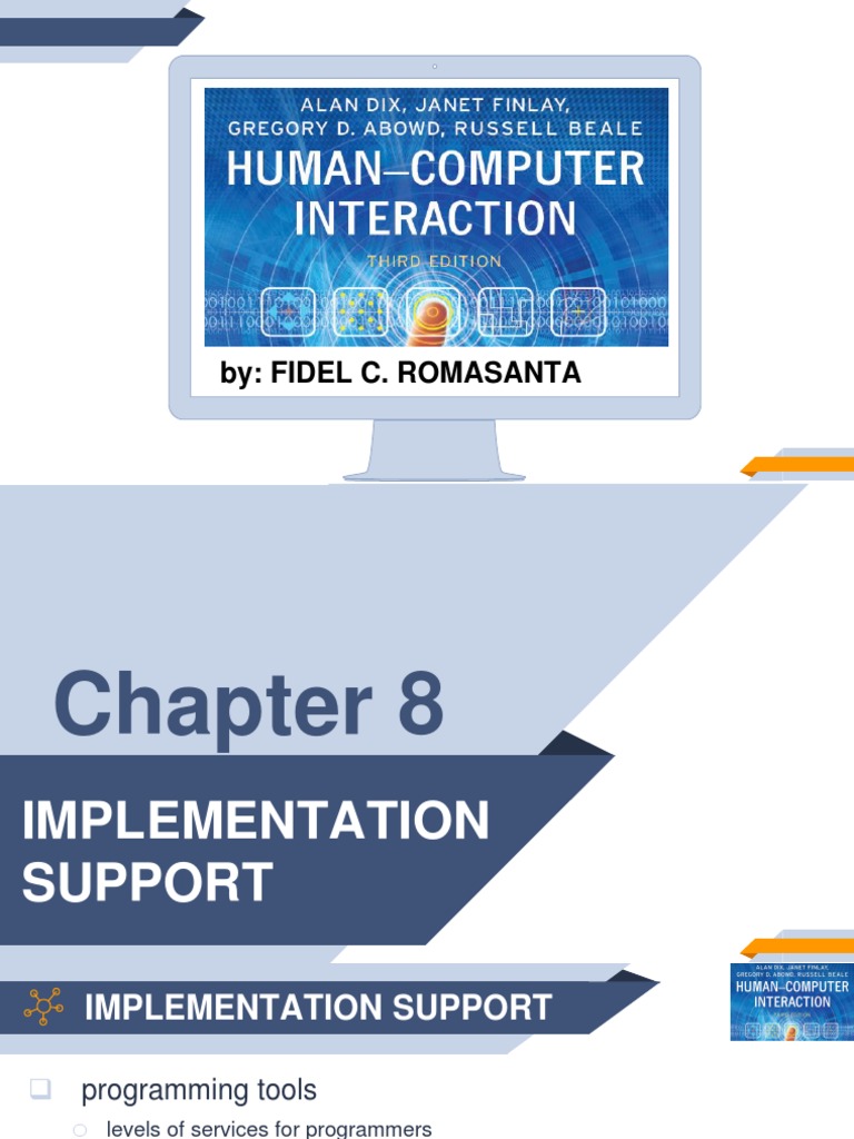 Chapter 8 Implementation Support | PDF | Model–View–Controller | Graphical User Interfaces