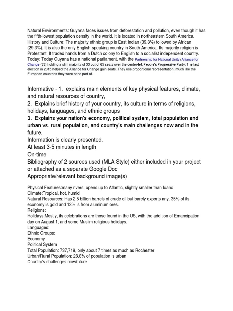 Partnership For National Unity Alliance For Change | PDF | Guyana ...