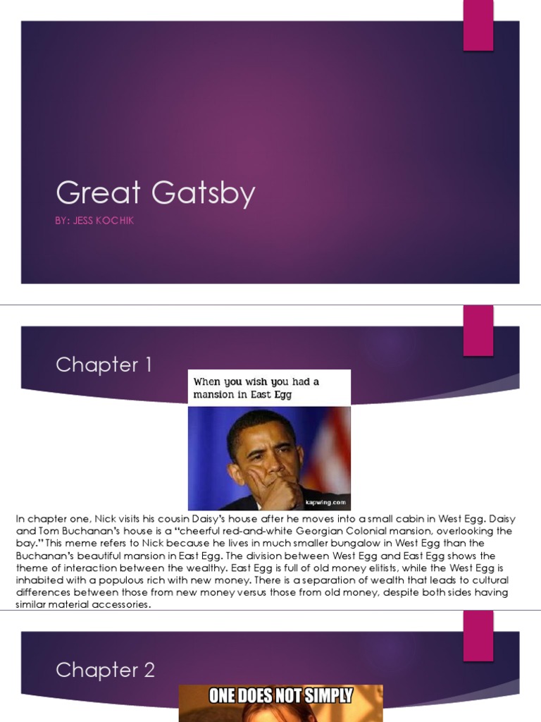 Great Gatsby Project | PDF | The Great Gatsby