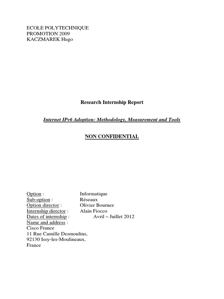 Internet IPv6 Adoption | PDF | I Pv6 | Transmission Control Protocol