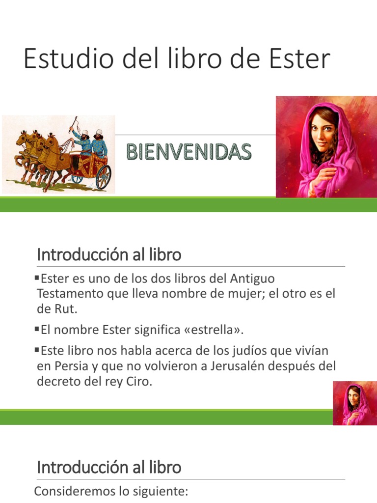 Estudio Del Libro de Ester | PDF