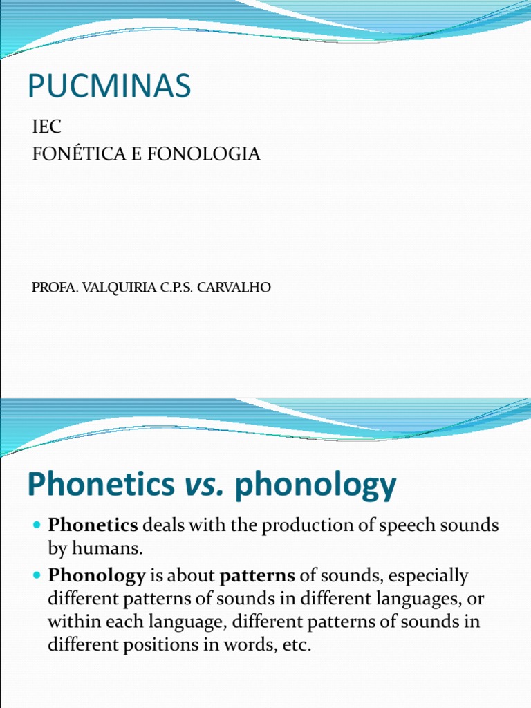 Phonetics vs Phonology | Consonant | Phonetics