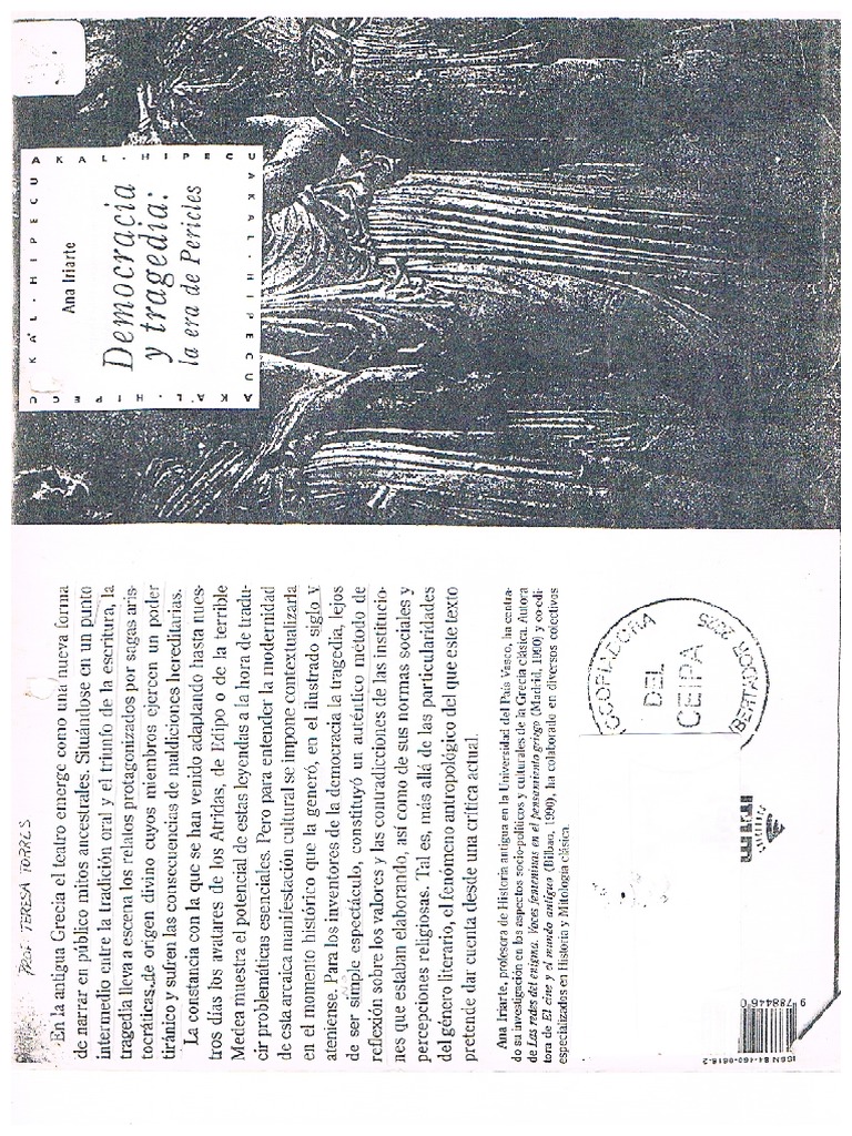 Ana Iriarte - Democracia y Tragedia | PDF
