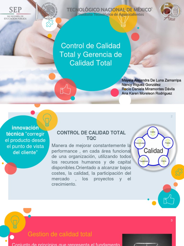1.control de Calidad Total y Gerencia de Calidad Total | Descargar ...