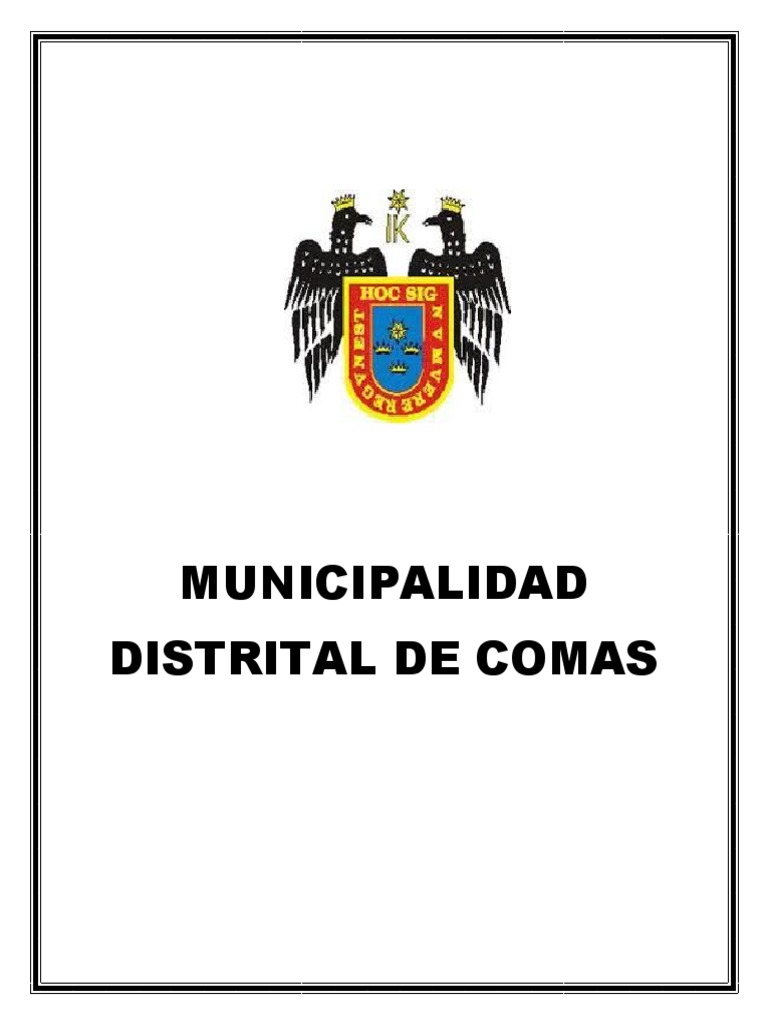 Municipalidad de Comas | PDF | Institución | Presupuesto