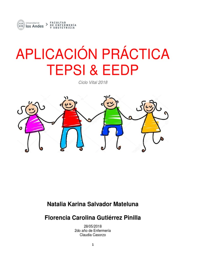 Informe aplicación EEDP y TEPSI | PDF