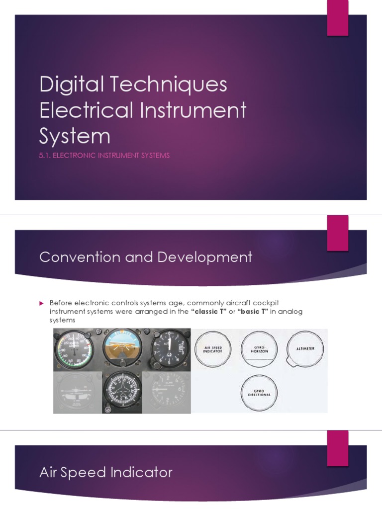 Digital Techniques Electrical Instrument System | PDF | Computers