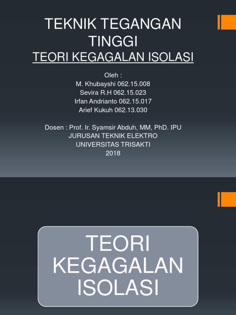 Teori Kegagalan Isolasi | PDF