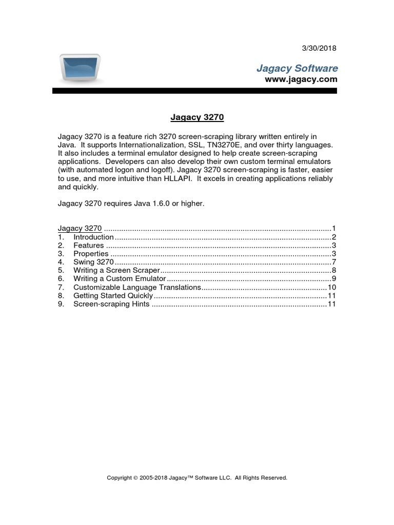 Jagacy 3270 | PDF | Transport Layer Security | Computer Keyboard