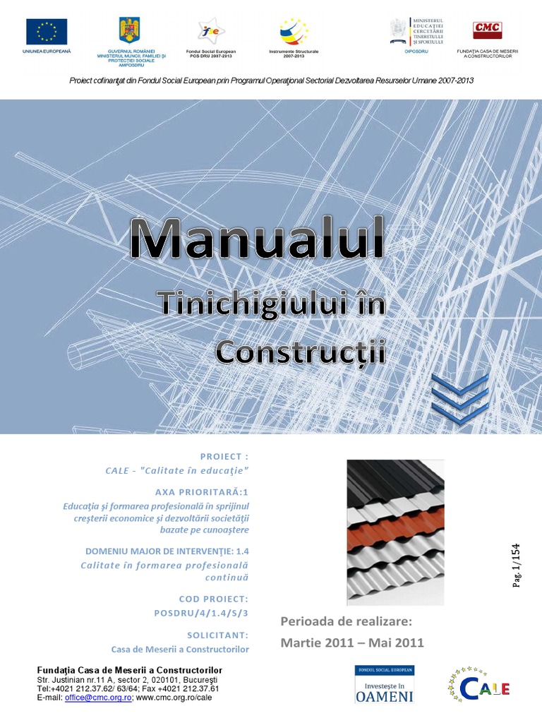 Manual Tinichigiu in Constructii | PDF