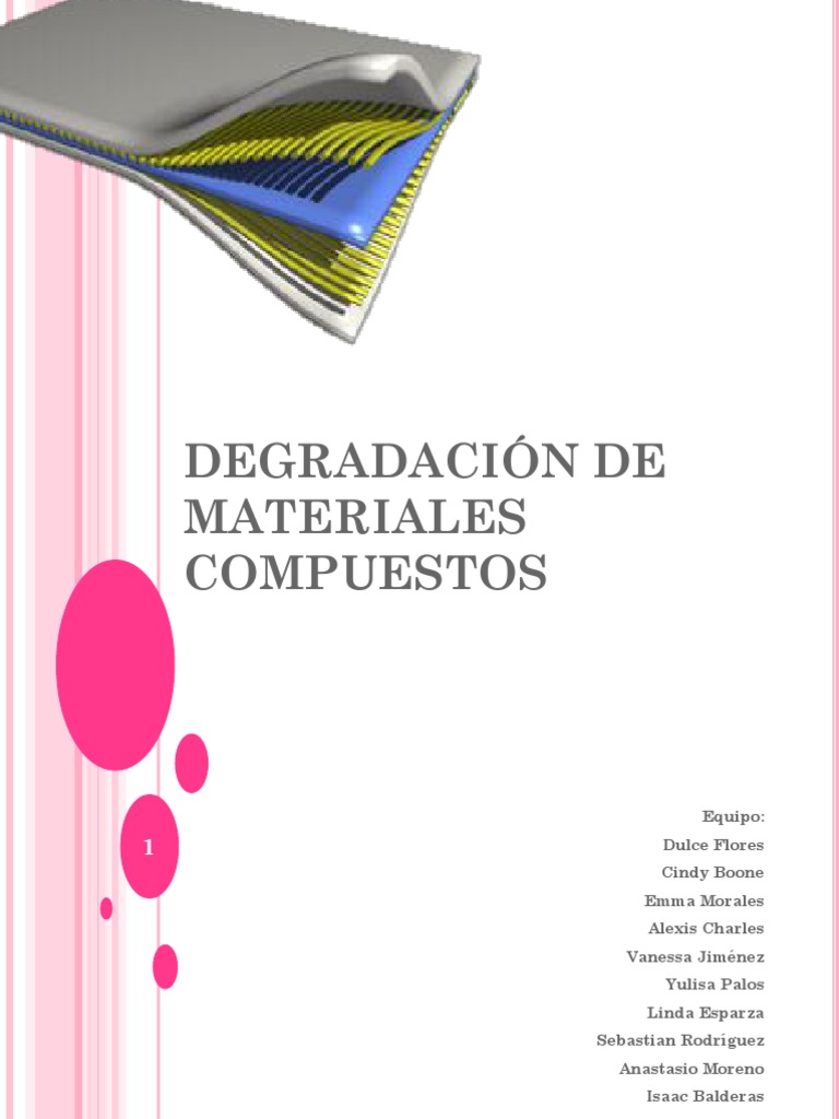 Degradación de Materiales Compuestos | PDF | Humedad | Material compuesto