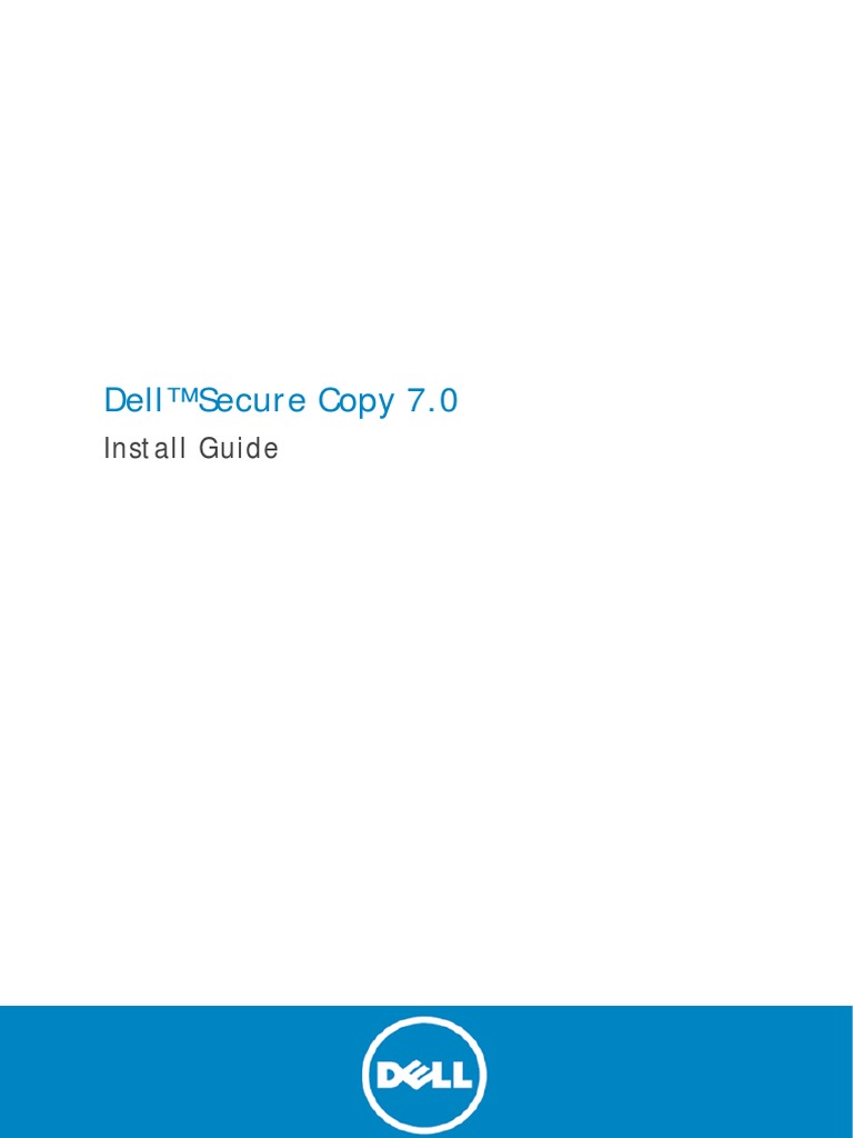 Securecopy 7.0 Installguide en | PDF | Microsoft Windows | Backup