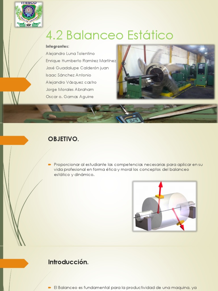 4.2 Balanceo Estatico | PDF