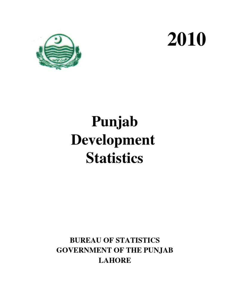 Punjab Development Stats 2010 | PDF | Schools | Middle Schools