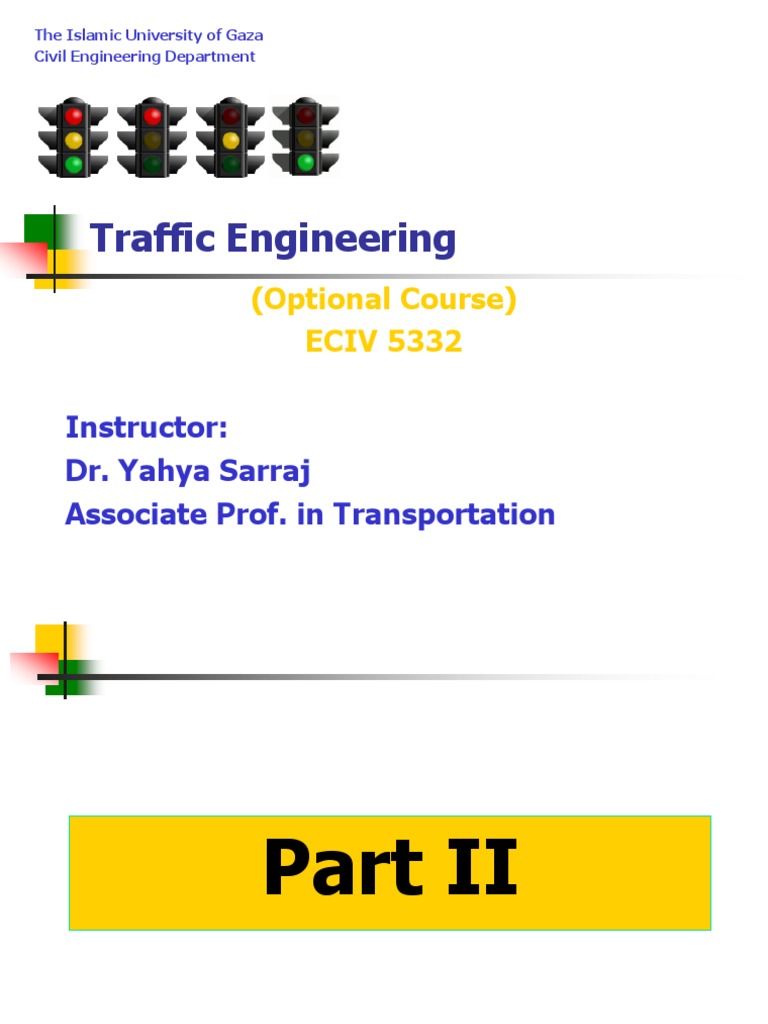 02 Traffic Signals Part II PDF | PDF | Traffic | Time