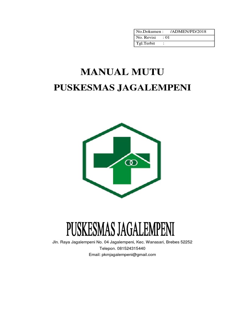 3.1.1.3 CONTOH Pedoman Manual Mutu OKKKK | PDF | Indonesia