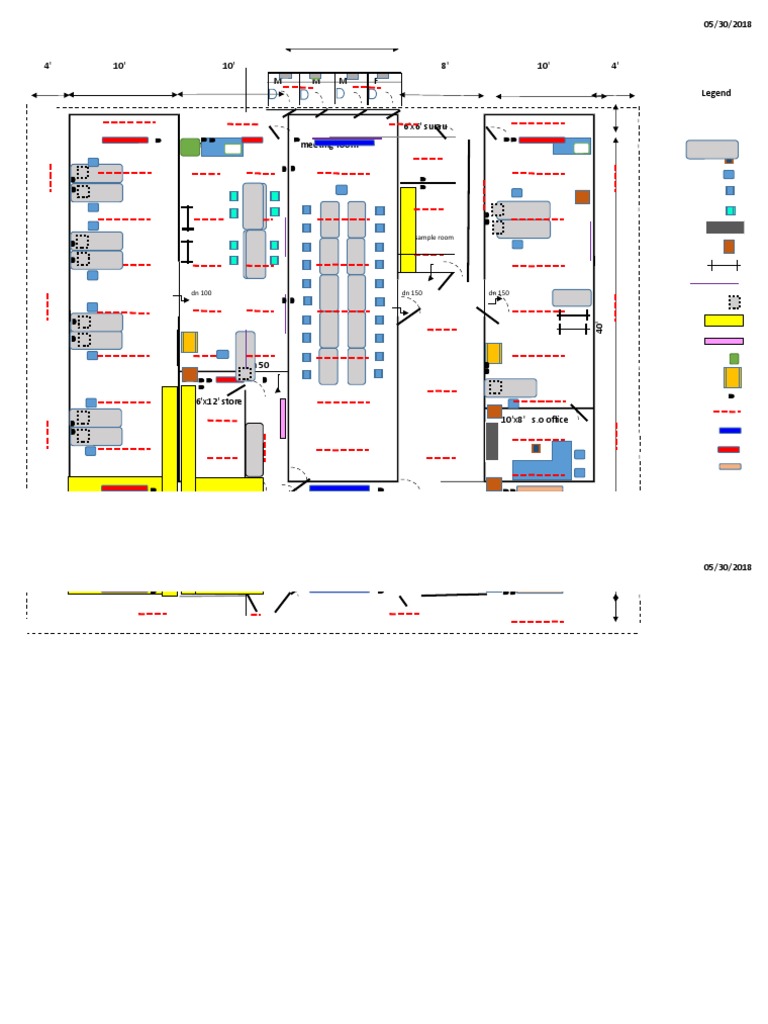(260418) Site Office Layout | PDF | Interior Design | Consumer Goods