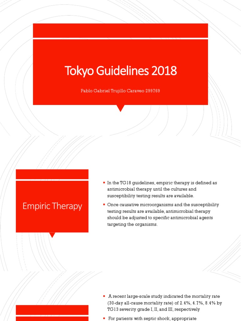 Tokyo Guidelines 2018: Pablo Gabriel Trujillo Caraveo 299769 | Download Free PDF | Comorbidity ...
