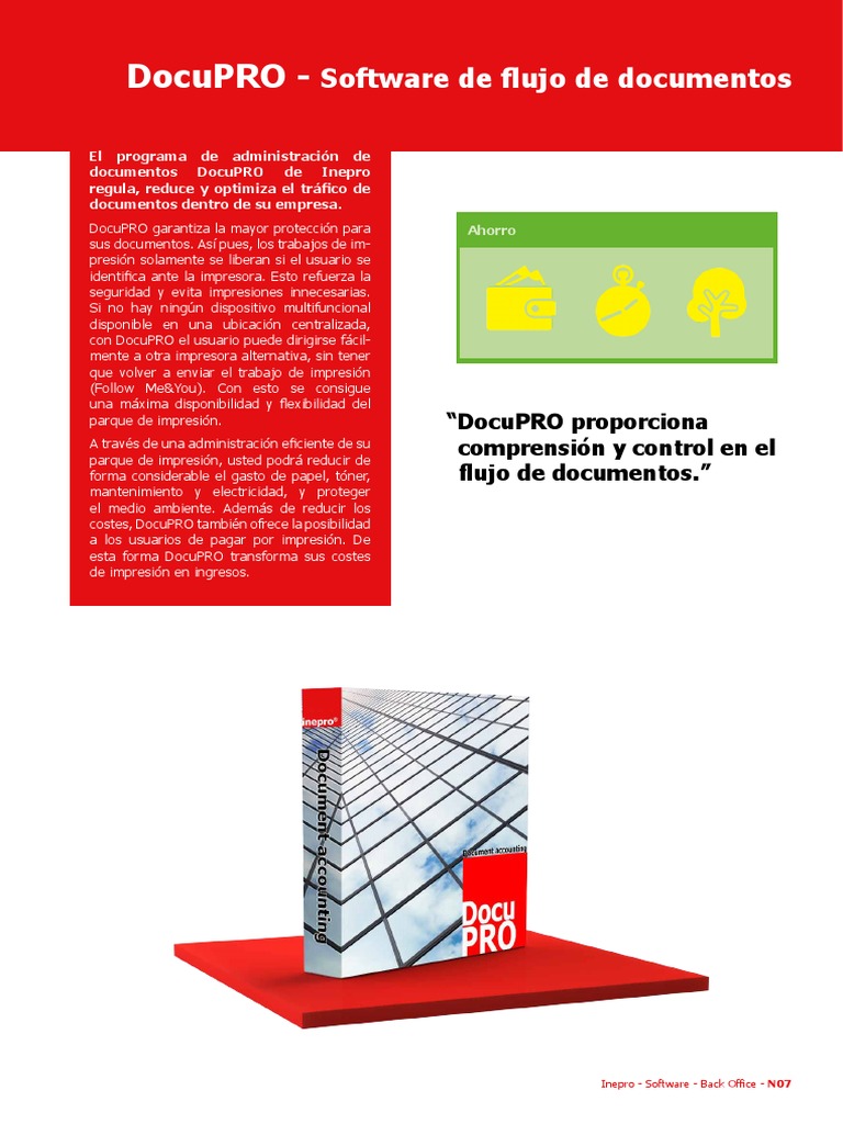 Software - Back Office - DocuPRO | PDF | Printer (Computing) | Software