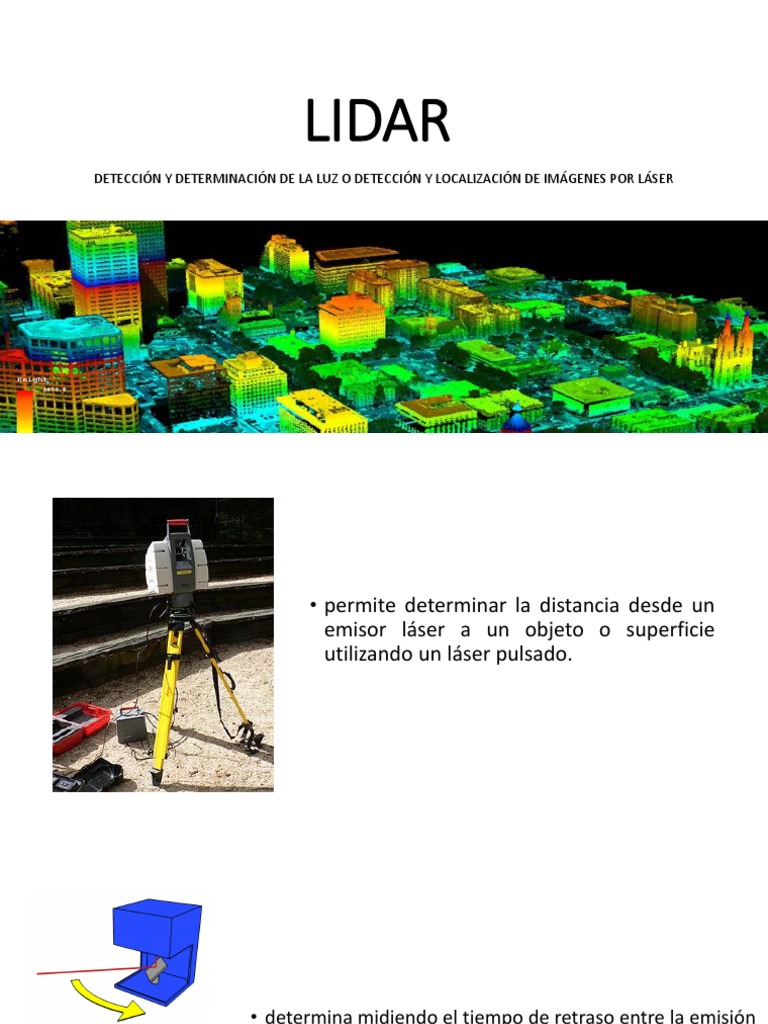 LIDAR: Tecnología y Aplicaciones Esenciales | PDF | Lidar | Láser