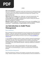 Ce2039 Municipal Solid Waste Management Lecture Notes | PDF | Waste ...