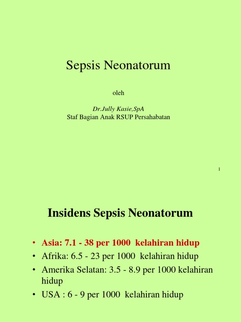 Sepsis Neonatorum Rev | PDF