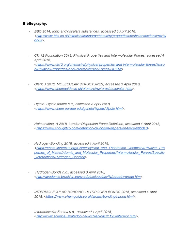 Chem Bibliography | PDF | Intermolecular Force | Supramolecular Chemistry