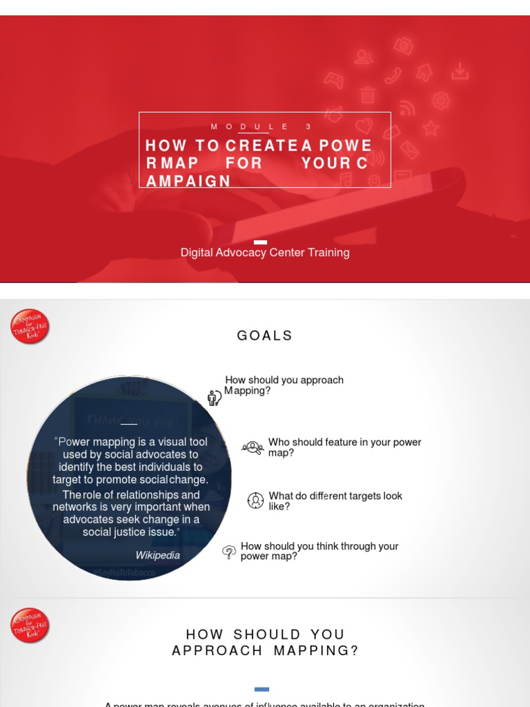 Create a Power Map for Campaigns | PDF | Facebook | Public Sphere