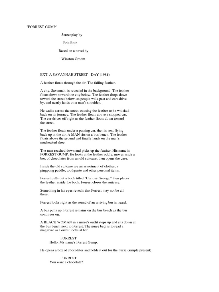 Forrest Gump | PDF | Elvis Presley | Leisure