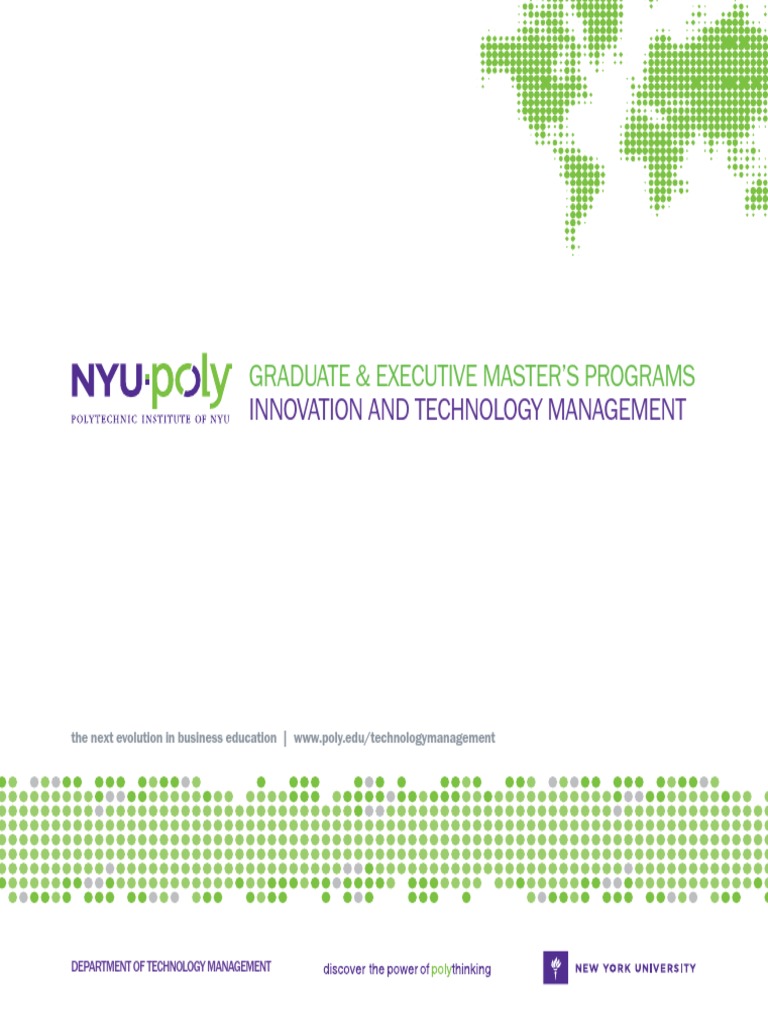 Graduate & Executive Master S Programs Innovation and Technology ...