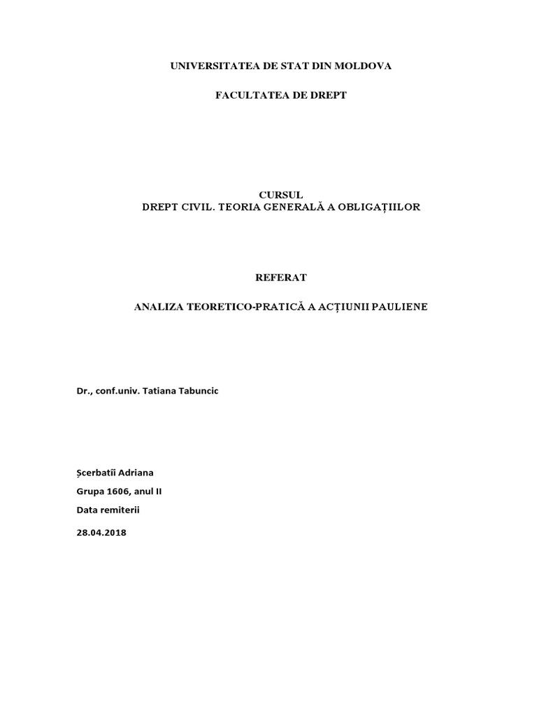 Civil Lucru Individual | PDF