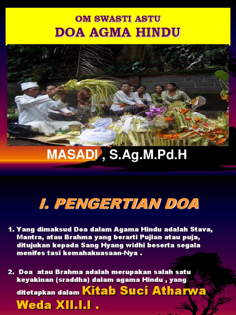 Doa Agama Hindu | PDF