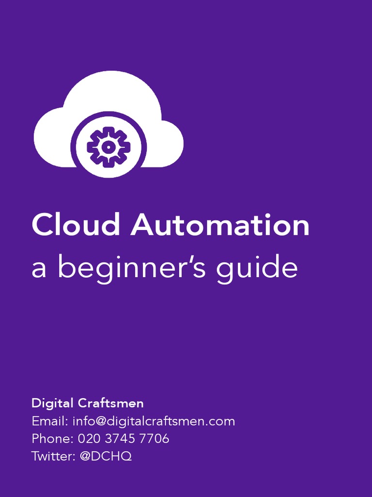 Digital Craftsmen Automation Whitepaper V2 | PDF | Provisioning | Cloud Computing