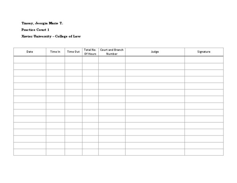 Pract Court - Court Record Appperance | PDF