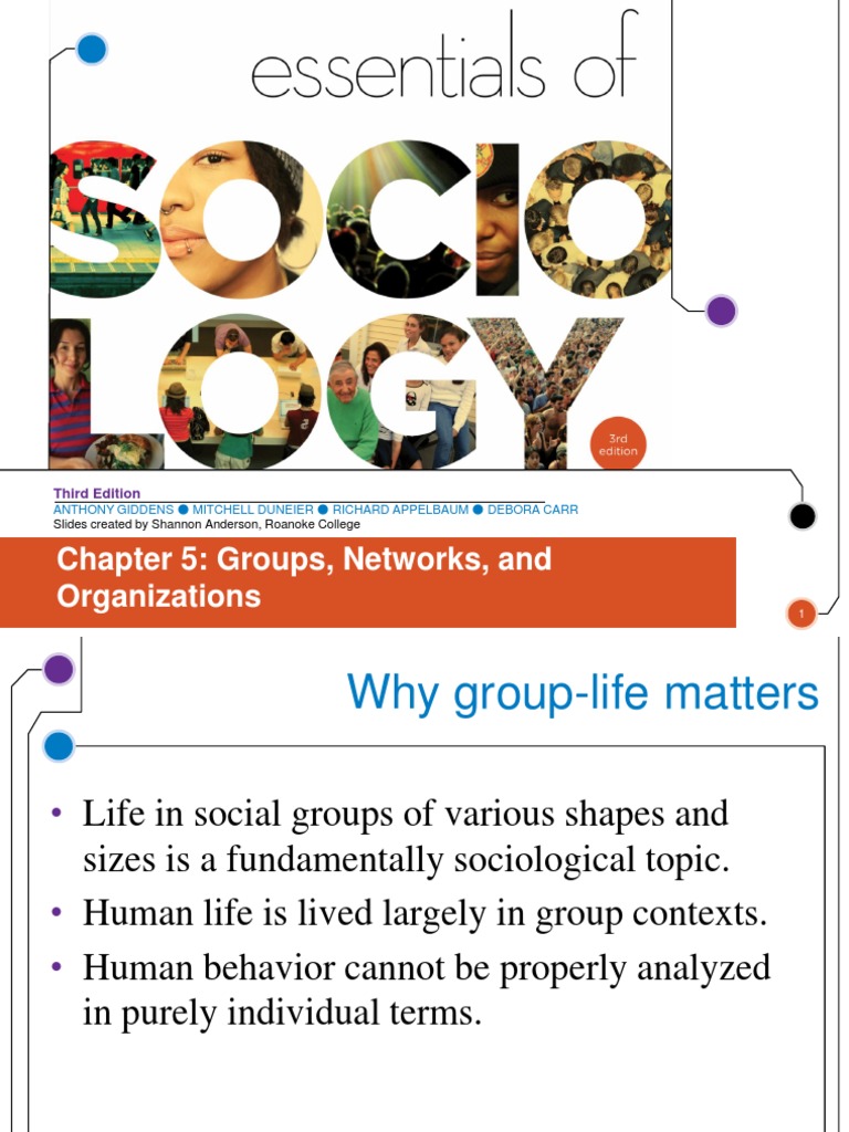Chapter 5: Groups, Networks, and Organizations: Third Edition | Download Free PDF | Social Group ...