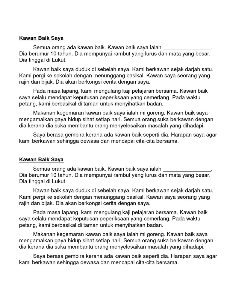 Kawan Baik Saya | PDF