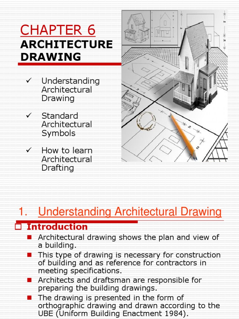 CHAPTER 6 Architecture Drawing 1 | PDF | Technical Drawing | Art Media