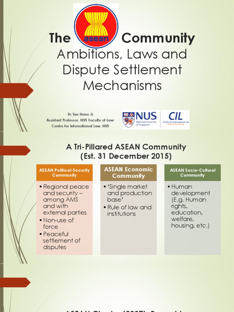 SD ASEAN Community | PDF | Association Of Southeast Asian Nations | Treaty