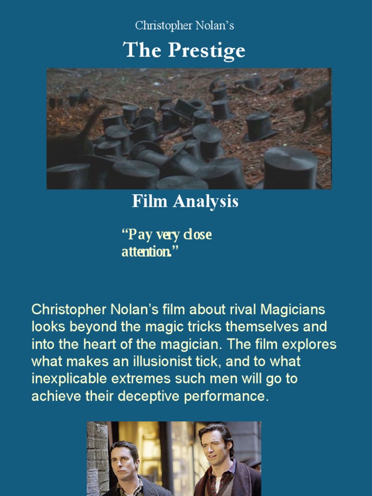 The Prestige: Film Analysis | PDF | Nature