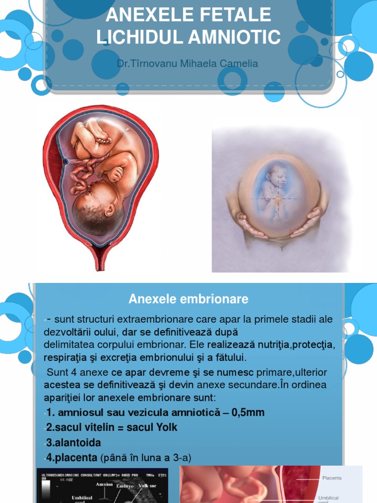 3.anexele Fetale Si Lichidul Amniotic | PDF
