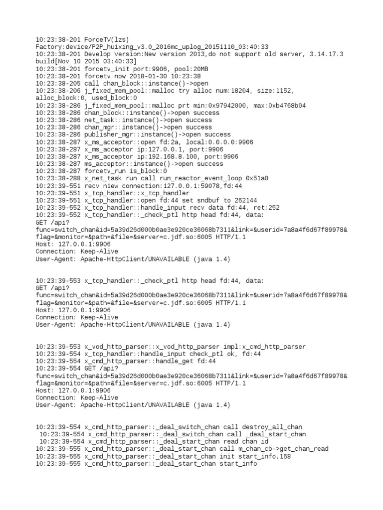 Forcetv Iptv | PDF | Hypertext Transfer Protocol | Internet Standards