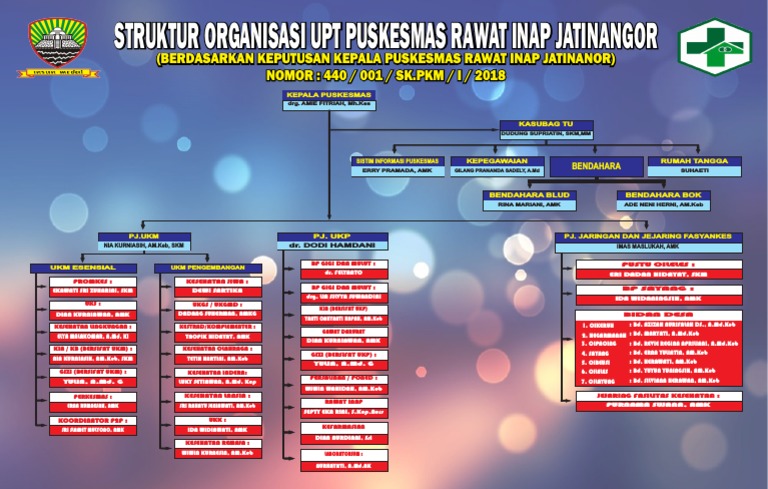 Struktur Organisasi Upt Puskesmas Rawat Inap Jatinangor | PDF