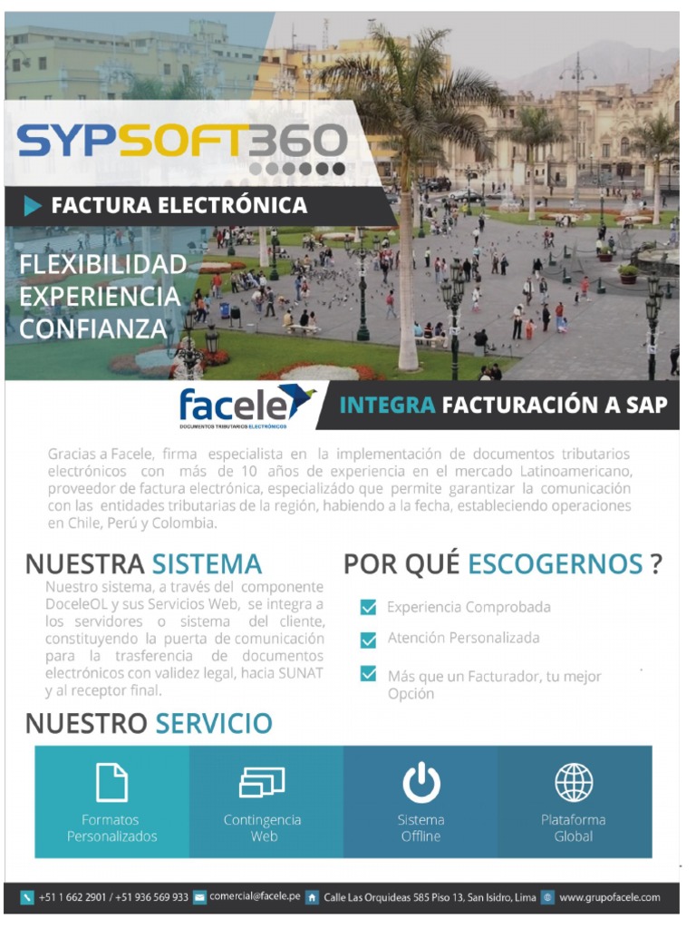 Propuesta Facturación Electrónica Con BPS SAP SYPSOFT v.1 | PDF | Informática | Software