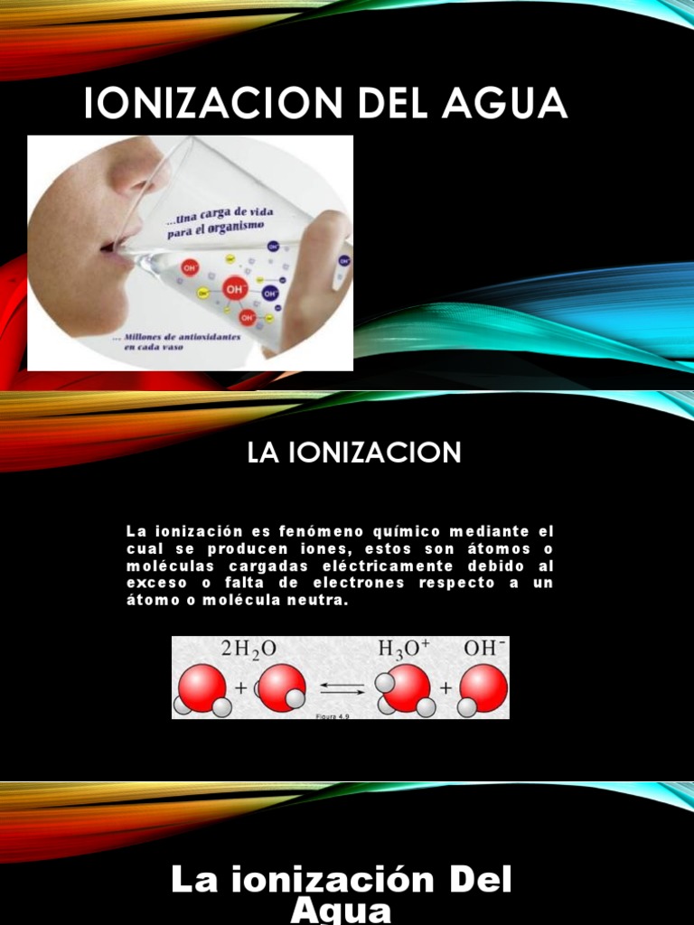 Ionizacion Del Agua | Ion | Ph