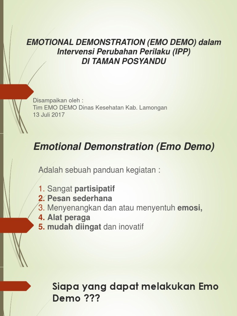 Emo Demo | PDF