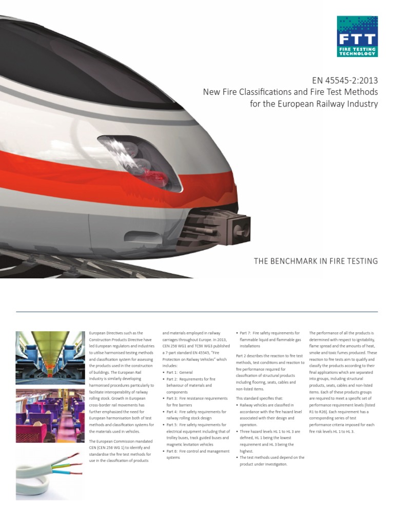 FTT - en 45545 EU Railway Industry 2015 - Compressed | PDF | Smoke ...