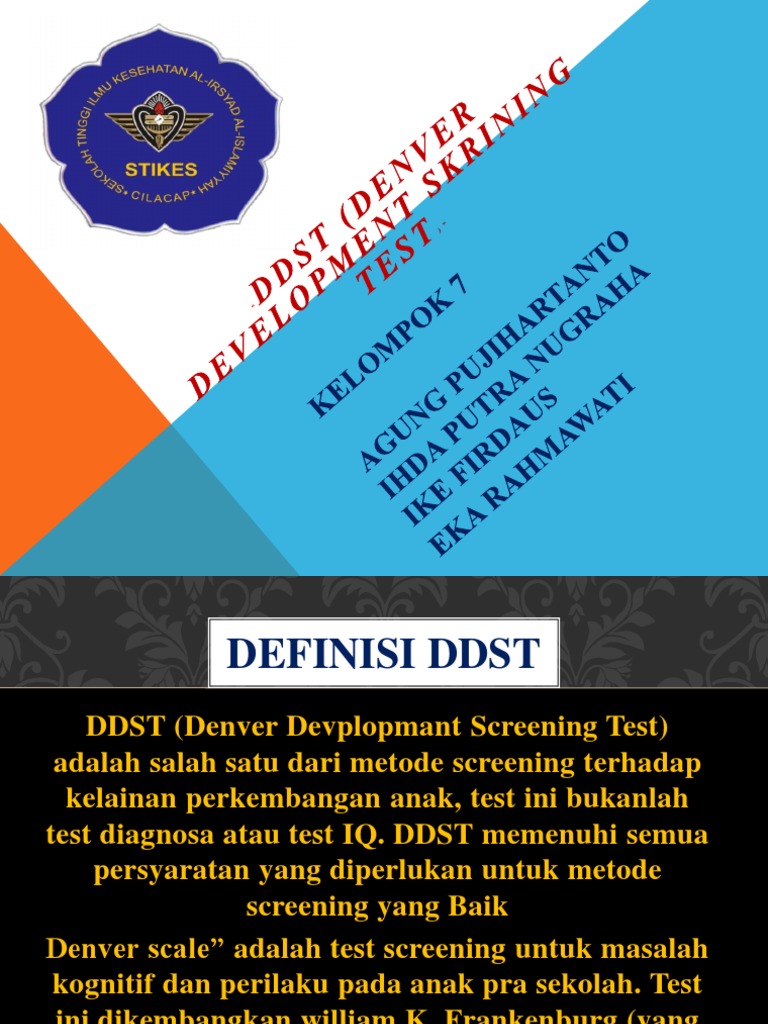 DDST (Denver) | PDF