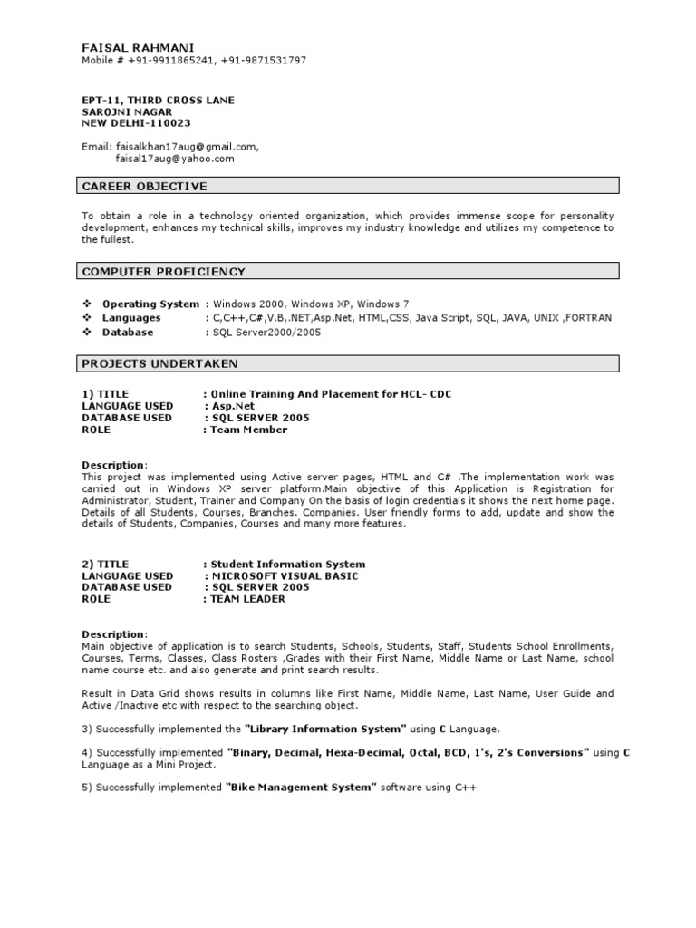 BPO Resume | PDF | Active Server Pages | Microsoft Windows