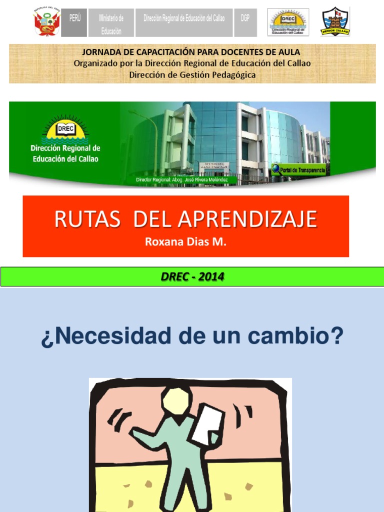 6 RUTAS DEL APRENDIZAJE -.pdf | Aprendizaje | Salón de clases